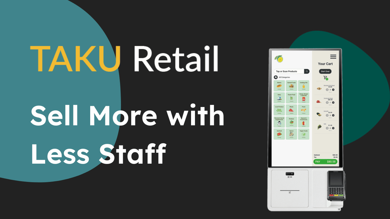 Smart Self-Checkout Kiosk for QSR - Easy all-in-one retail management ...